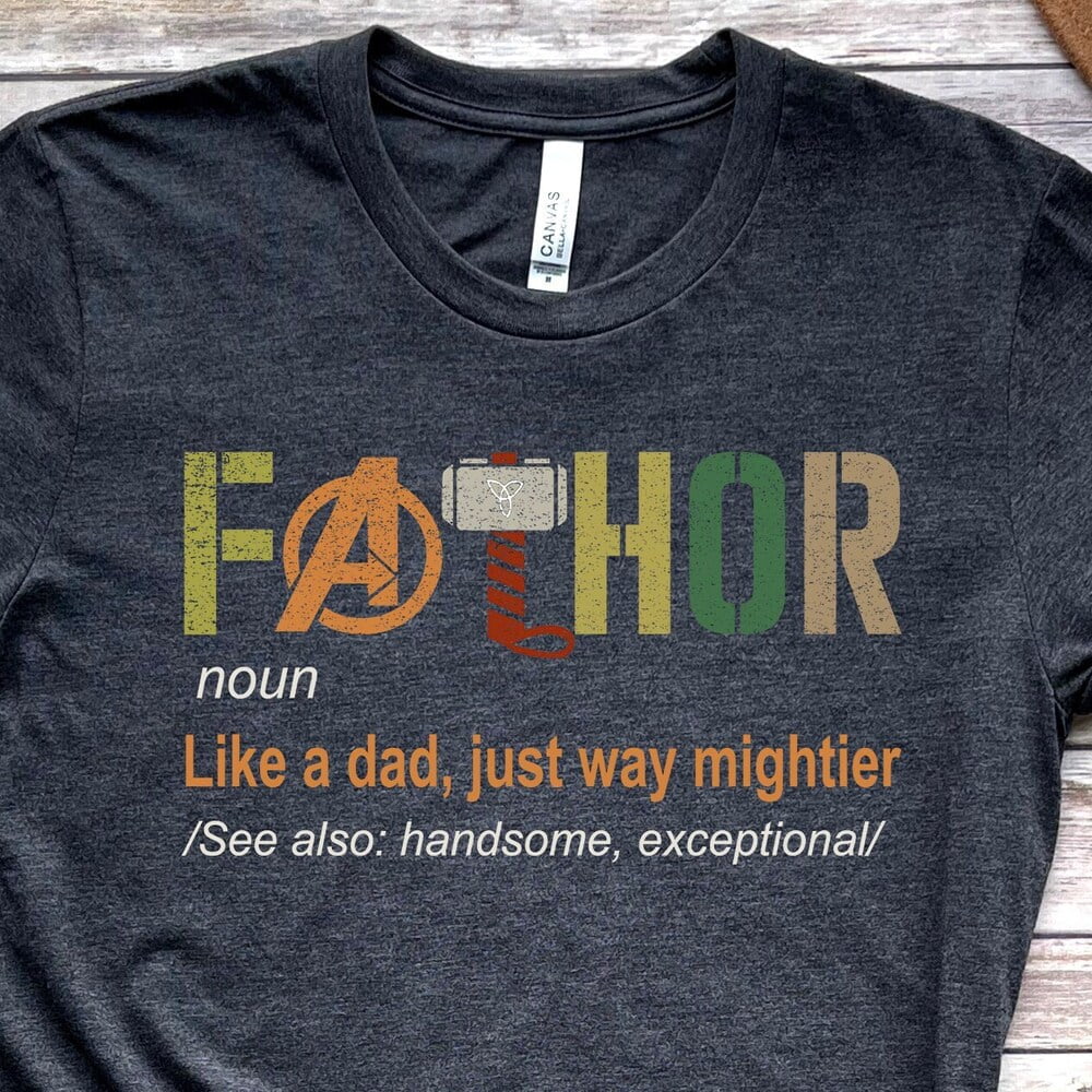 Click here for Alvord Fathor Super Dad Superhero Cool Father T-Sh... prices
