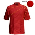 Chef Code Cool Breeze Side Vent Chef Coat, Red, XL - Walmart.com