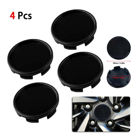 Onever 4pcs 58mm Car Wheel Center Hub Caps Universal Tyre Rim Cap Cover ...