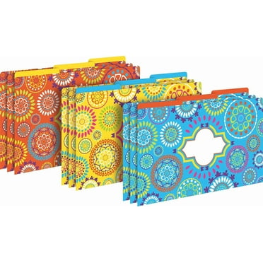 Current File Folders, Mary Engelbreit, Staggered Tabs, 9-1/2 x 11-3/4 ...