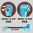 NEMA 10-30P to 14-50R EV Charger Adapter Cord Compatible with Tesla ...