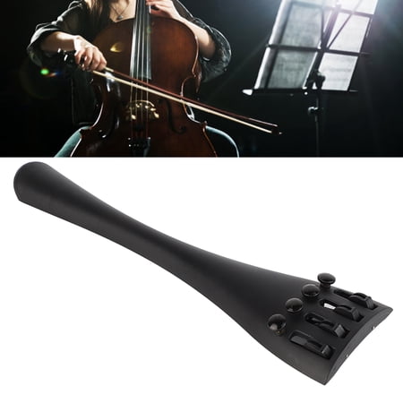 Cello Tuning Tailpiece, Carbon Fiber Glossy Finish 4/4 Cello Tailpiece ...