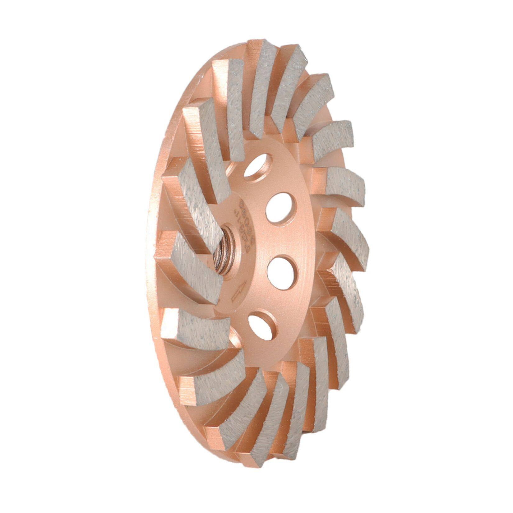 5 inch 18 Row Segments Diamond Cup Grinding Wheels 5/8"-11 Arbor for ...