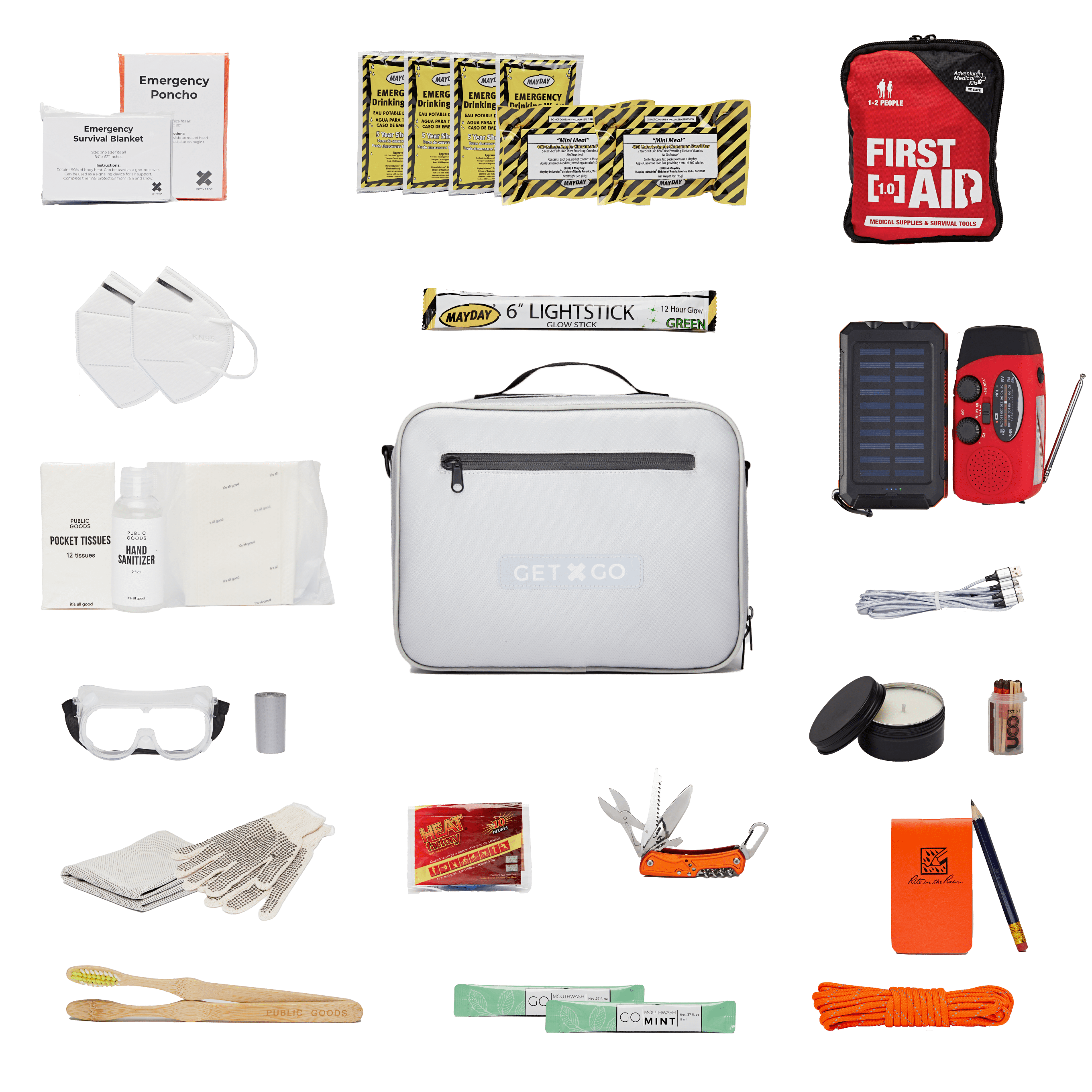 GetxGo® Fireproof/Waterproof Emergency Kits - Walmart.com