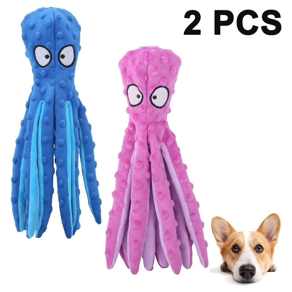 Click here for Leining Dog Squeaky Toys Octopus - Plush Dog Toys... prices