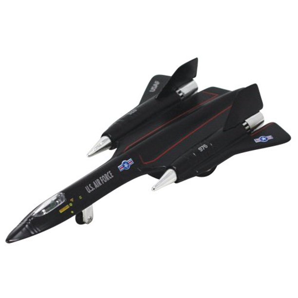 Black X-Planes Air Force SR-71A Blackbird Die Cast Jet Plane Toy with ...