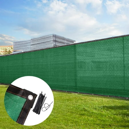 Plannu 6' x 50' Fence Privacy Screen with Bindings & Grommets,Outdoor ...
