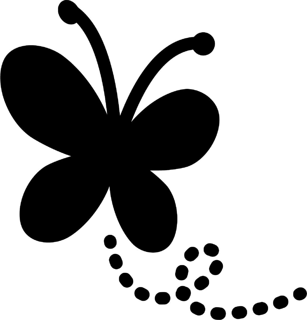 Butterfly Flying Nature Love Insect Bug Beautiful Girly Wall Decals for ...