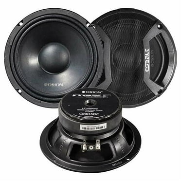 Orion CM65 Cobalt Pro Midrange 6.5" Car Speakers, 150W RMS, 600W Max, 4 Ohm - Pair - Walmart.com
