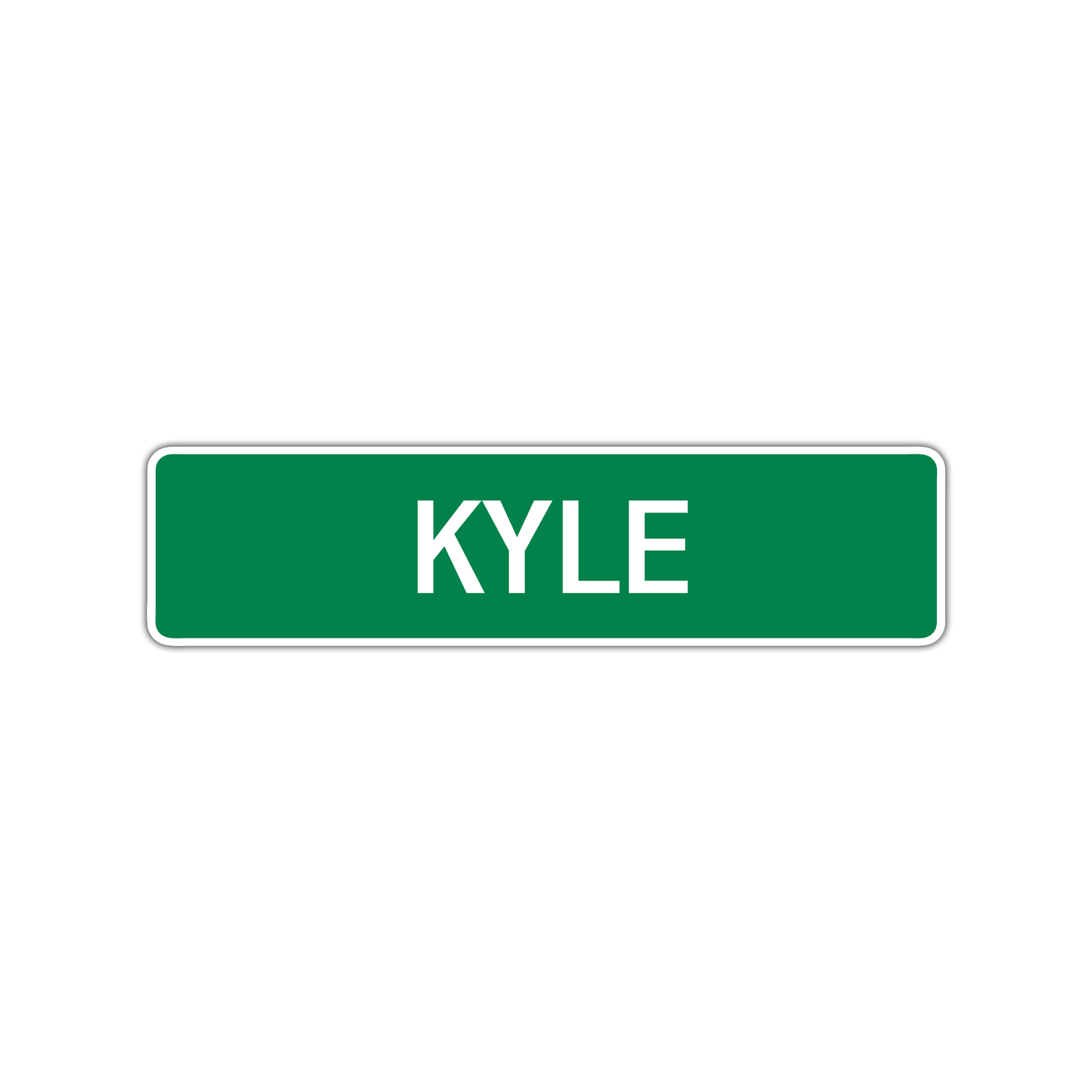 Kyle Boys Children Name KIds Letter Printed Plaque Indoor Outdoor ...