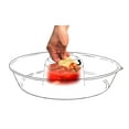 Jokari Less Mess Serving Tray with Center Dip Scraping Bowl for Chips ...