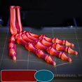 Articulated Halloween Skeleton Hand 3D Printed Sculpture Gift Art ...