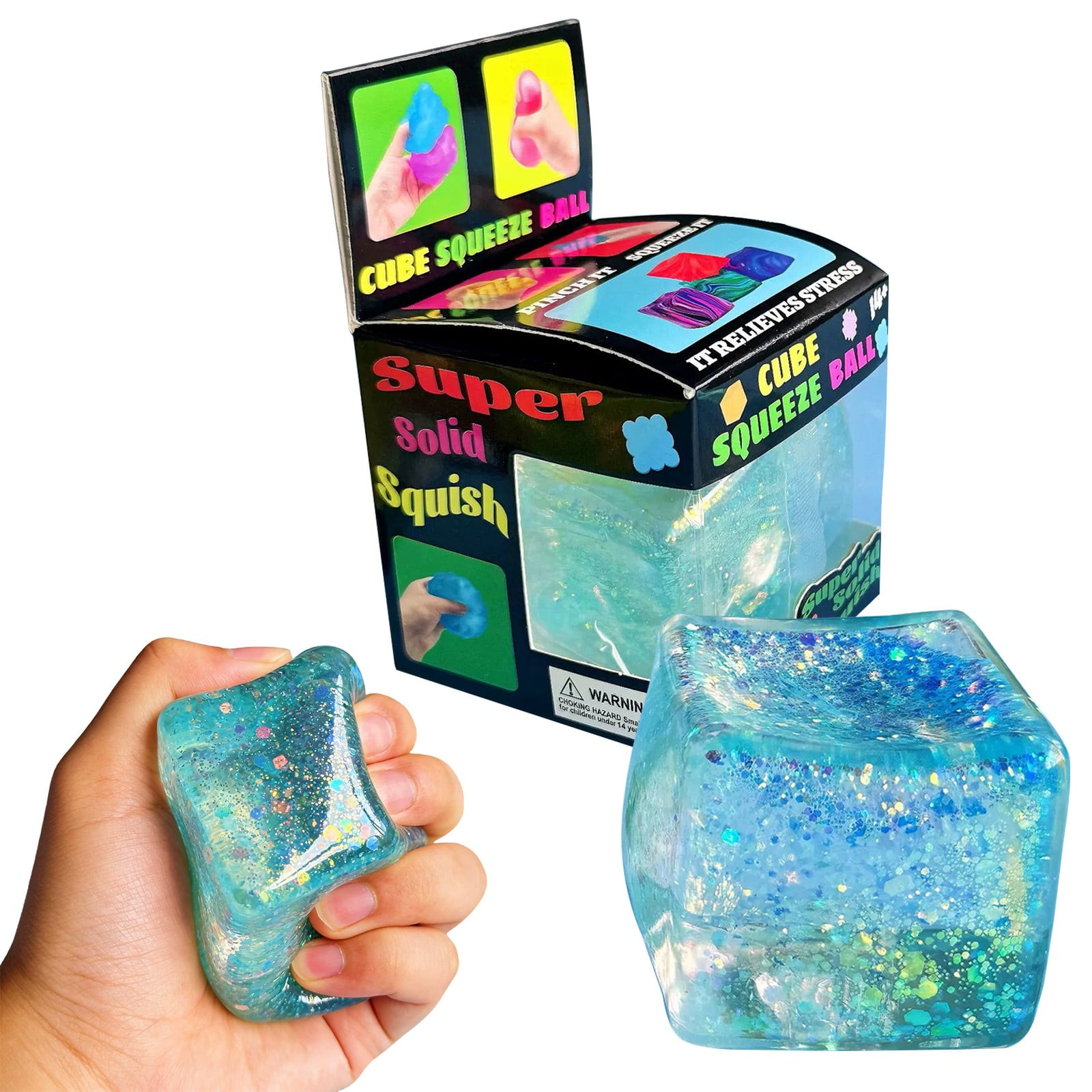 Click here for Juaoua Ice Cube Squishy Stress Balls Soft Sensory... prices