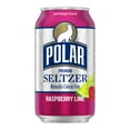 Polar Sugar-Free Raspberry Lime Flavored Carbonated Seltzer Water, 12 fl oz, 8 Pack Cans ...