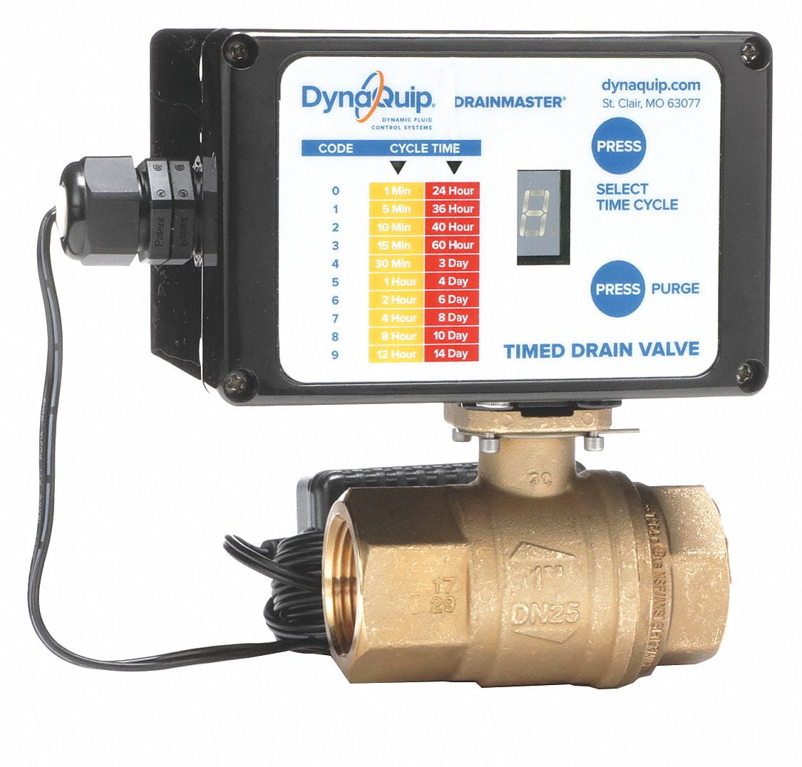 Dynaquip Controls Auto Drain Valve,115V,1 In. AD2A 1 - Walmart.com