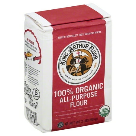 King Arthur Flour 100% Organic All-Purpose Flour, 2 lbs - Walmart.com