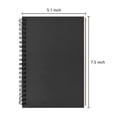 Blank Spiral Notebook 2-Pack Soft Cover Sketchbook, 100 Pages 50 Sheets ...