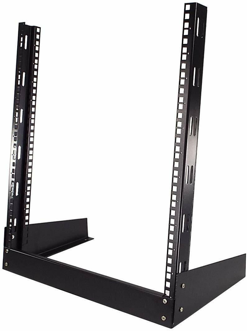 CNAweb 12U Open Frame 19" Inch Desktop 2 Post Network Rack Stand ...