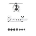 qiya Double Flaring Tool Kit for 3/16-5/8 7 Dies Automotive Line Tubing ...