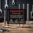 6-Piece Screwdriver Bit Set, Featuring Magnetic Hexagonal Shanks and ...