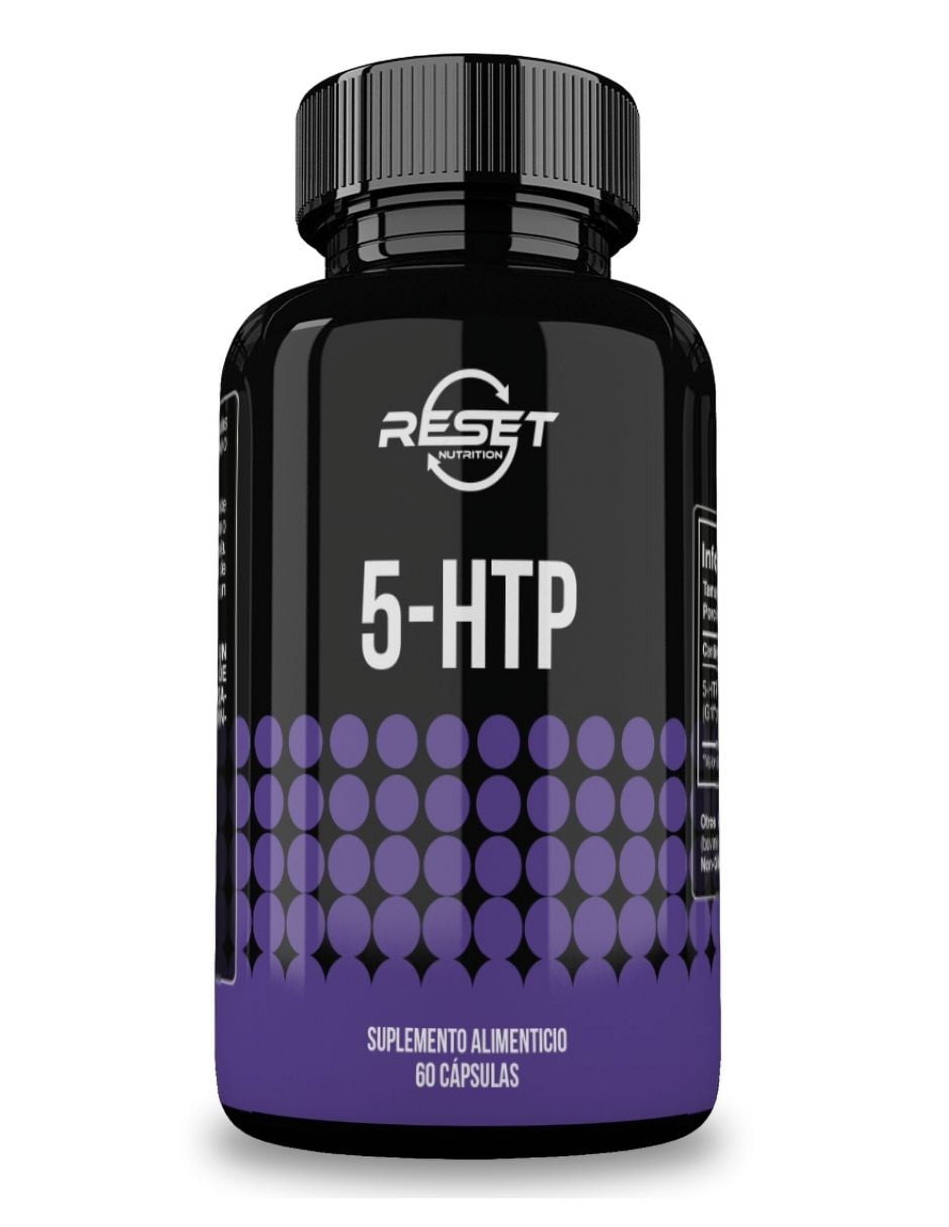 Reset Nutrition 5-HTP | 100 Mg | 30 Servings | 60 Capsules | Hecho en ...
