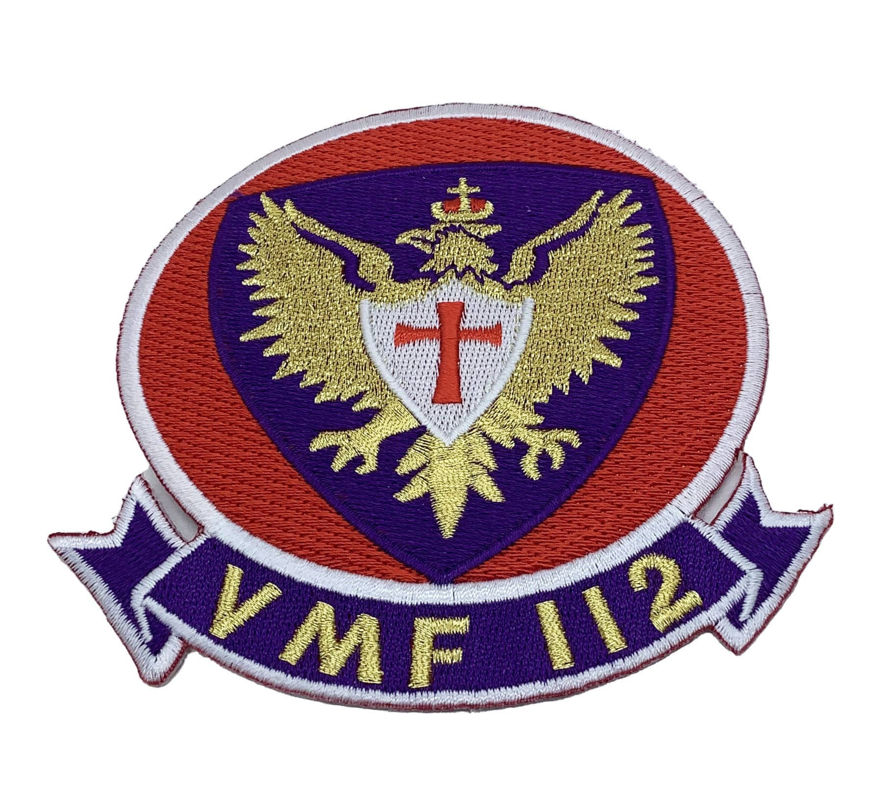 VMF-112 Cowboys (Crusader Patch)- Plastic Backing - Walmart.com