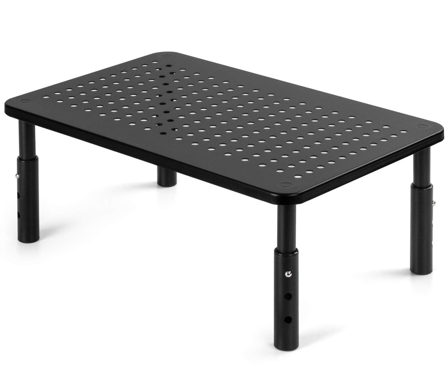 Deluxe Monitor Laptop PC Stand Riser for Desk - Adjustable Height, 14 ...