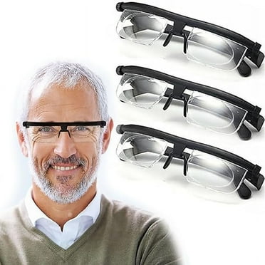 Flex Focus Adjustable Glasses, Dial Vision Reading Eyewear, Near Far ...