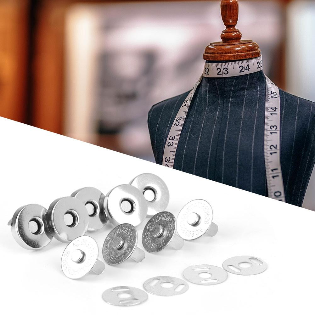 Tebru Magnetic Snaps Fastener, Magnetic Button,50Pcs 14mm Metal ...