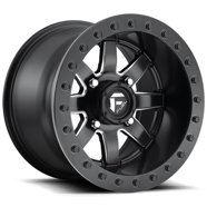 Fuel Hardline Beadlock 15x10 Wide ATV/UTV Wheel - Gloss Black (4/137) 5 ...