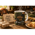 Arborist Dad Mug Personalized Accent Mug with Tree Gear Rope Chainsaw ...