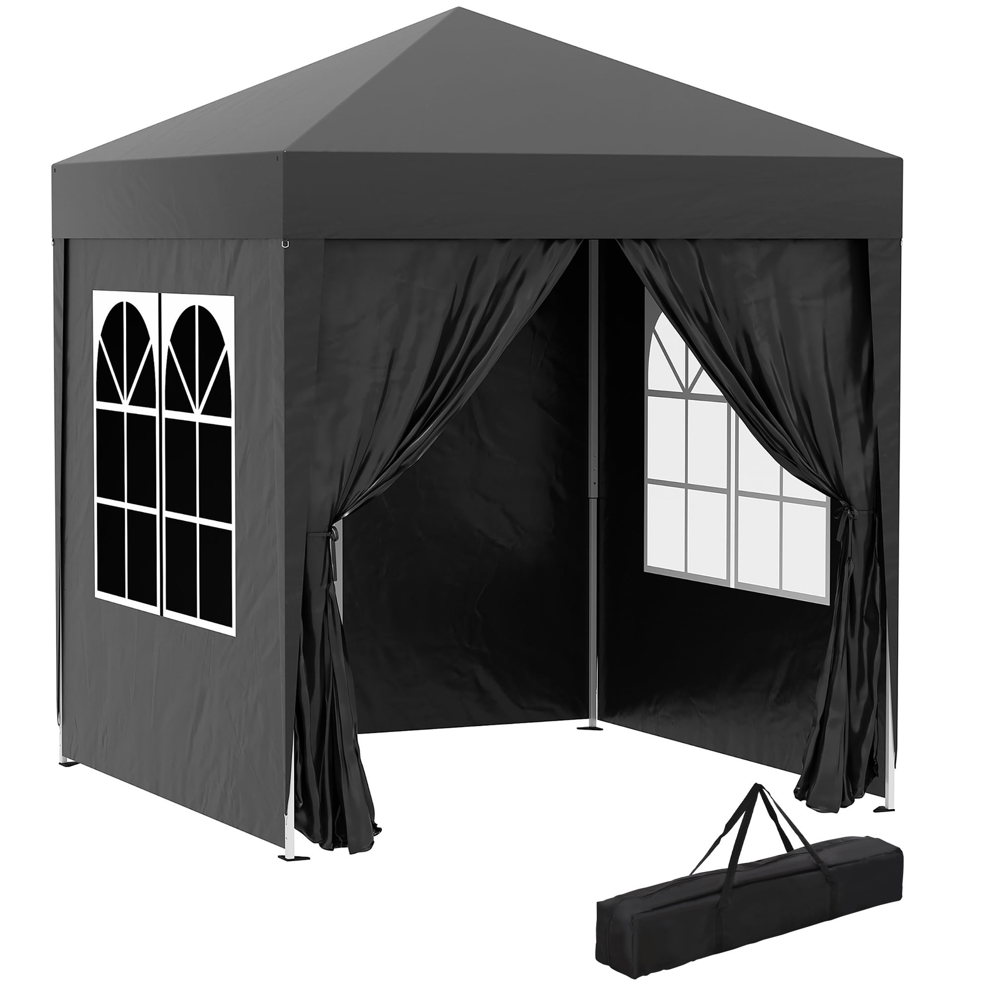 Click here for Outsunny 6.6x6.6 Pop Up Canopy Tent For Outdoor  G... prices