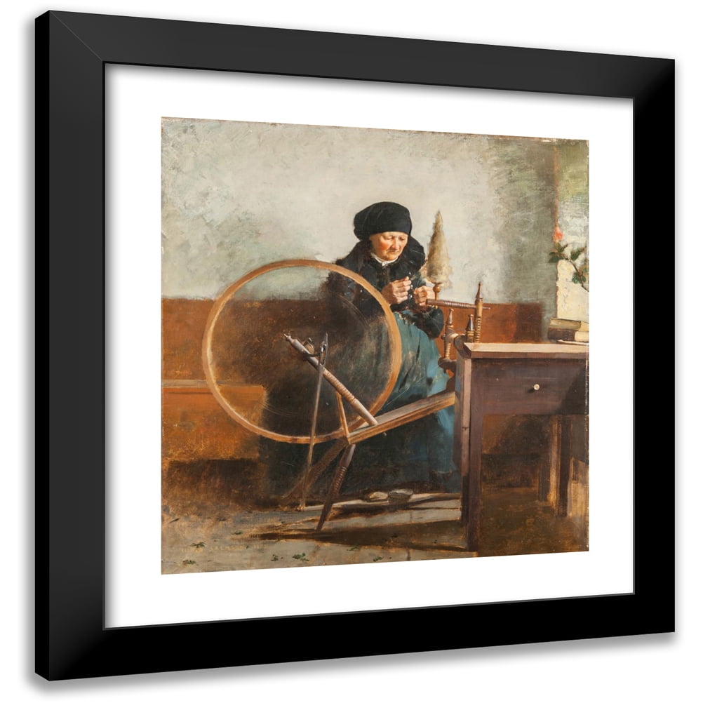 Hugo Salmson 15x16 Black Modern Framed Museum Art Print Titled - At the ...