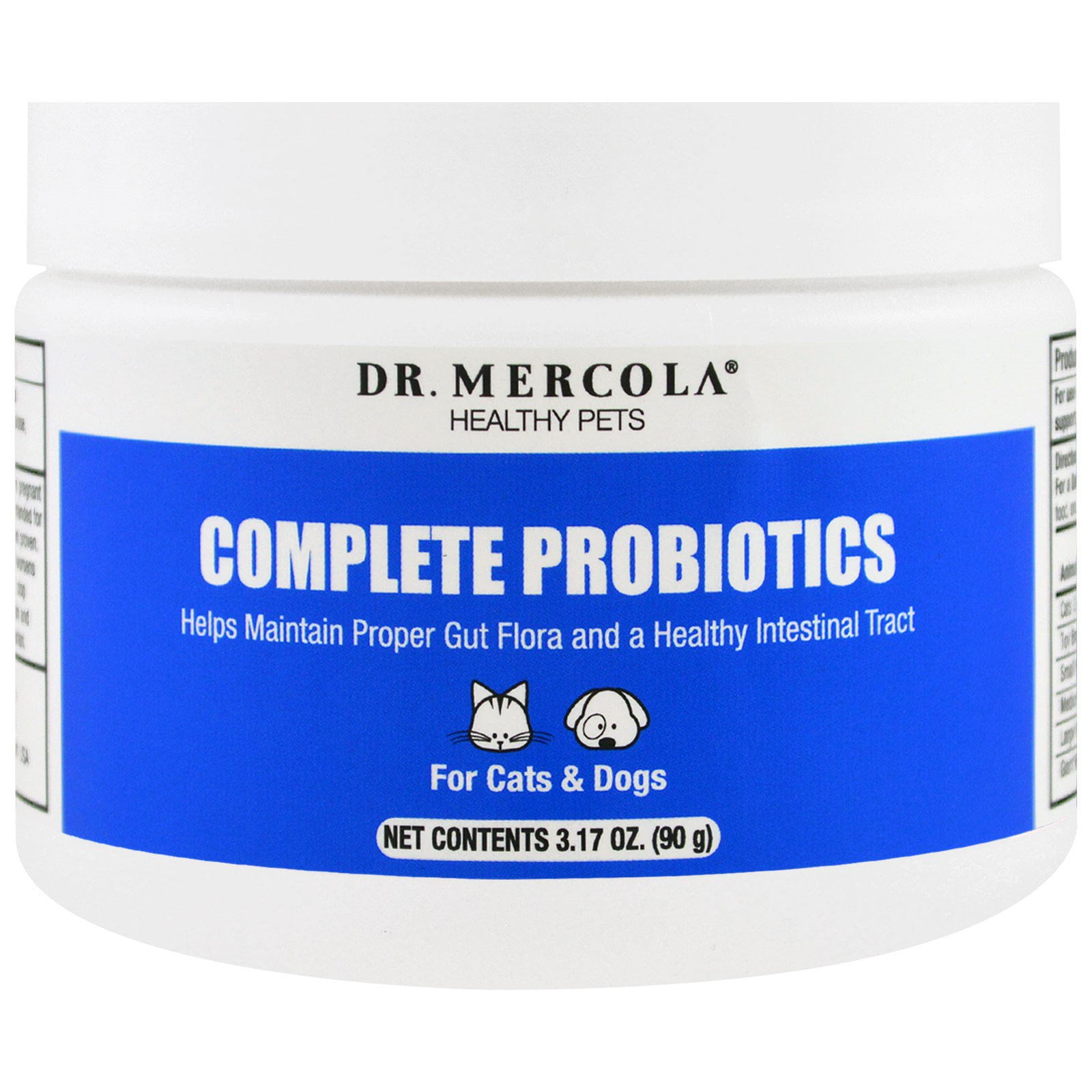 Dr. Mercola, Complete Probiotics, For Cats & Dogs, 3.17 oz (90 g ...