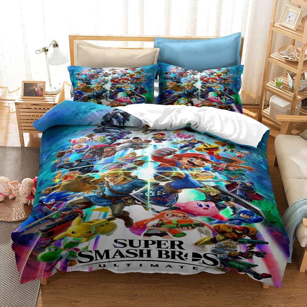 Click here for Surjde 3d Super Mario Duvet Cover Set Kids Teen Ad... prices
