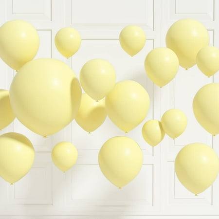 Pastel Yellow Balloons Garland Kit 100 Pack 18/12 /10/ 5 Inch Party ...
