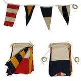 Set of 40 International Maritime Nautical Marine Signal Code Flags ...