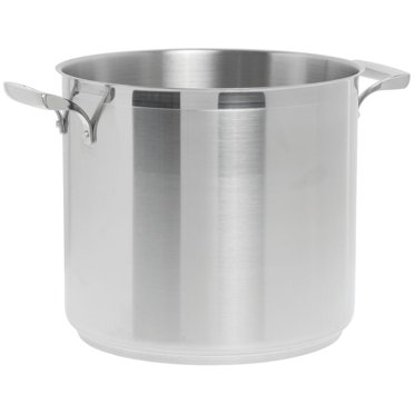 Paderno World Cuisine Stock Pot, S/S, DIA 14 1/8" x H 14 1/8", 38 1/2QT ...