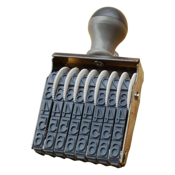 Transemion Long-lasting And Sturdy Numbering Stamp Made Of Rubber ...