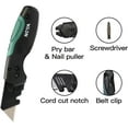 Muti-tool Folding Utility Knife with 5 Extra Utility Blades, Quick ...