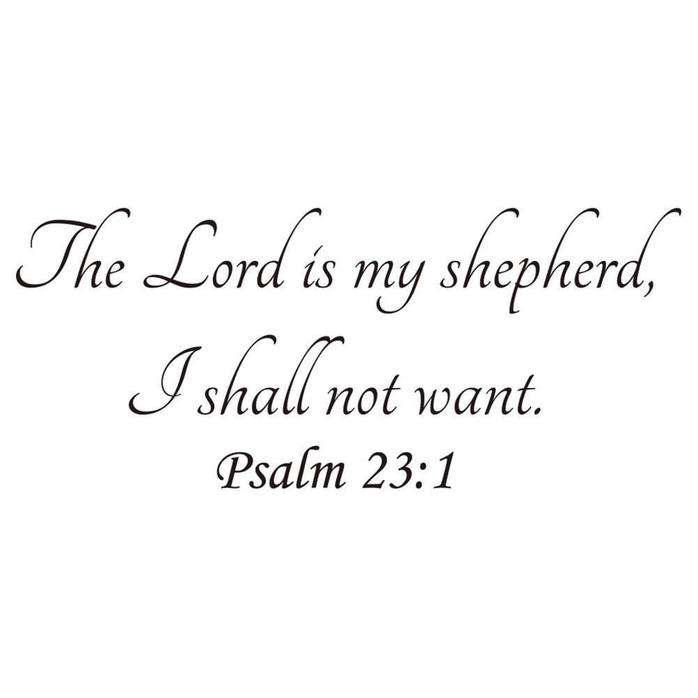 The Lord Is My Shepherd I Shall Not Want Wallpaper