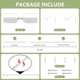 5/8” Diameter Curtain Rods 30-60 Inch, for 30-54 Inch Windows ...