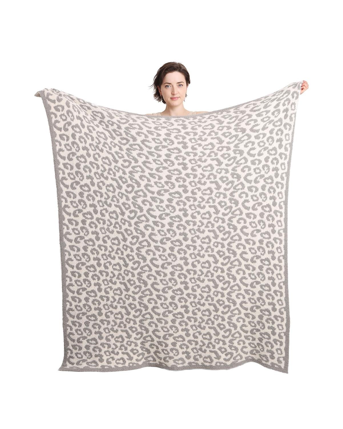 Luxury Soft Cozy Leopard Print Throw Light Weigh Blanket 50x 60 Inch ...