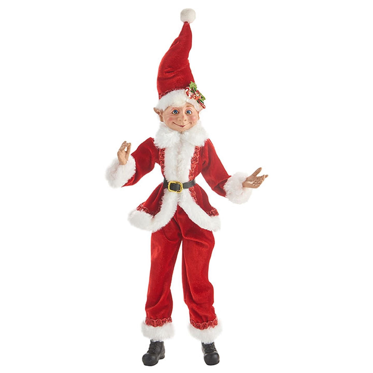 Raz Imports Happy Hollydays 16" Posable Elf - Walmart.com