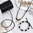 50M Polyester Cord Satin Rattail Cord for Chinese Knot Making Black 3mm ...