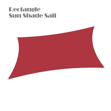 Petra's 20 Ft. X 10 Ft. Rectangle Brown Sun Sail Shade. Durable Woven ...