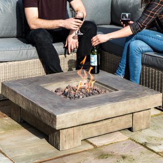 Amish-Made Fire Pit with Grill Attachment - Walmart.com