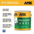 APOC Gloss Bright White Silicone Roof Coating 1 gal - Walmart.com