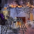 Halloween Spider Decor, Large Scary Hairy Spider Halloween Prop, Easy ...