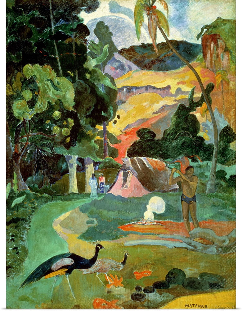 Great BIG Canvas | Rolled Paul Gauguin Poster Print entitled Matamoe or ...